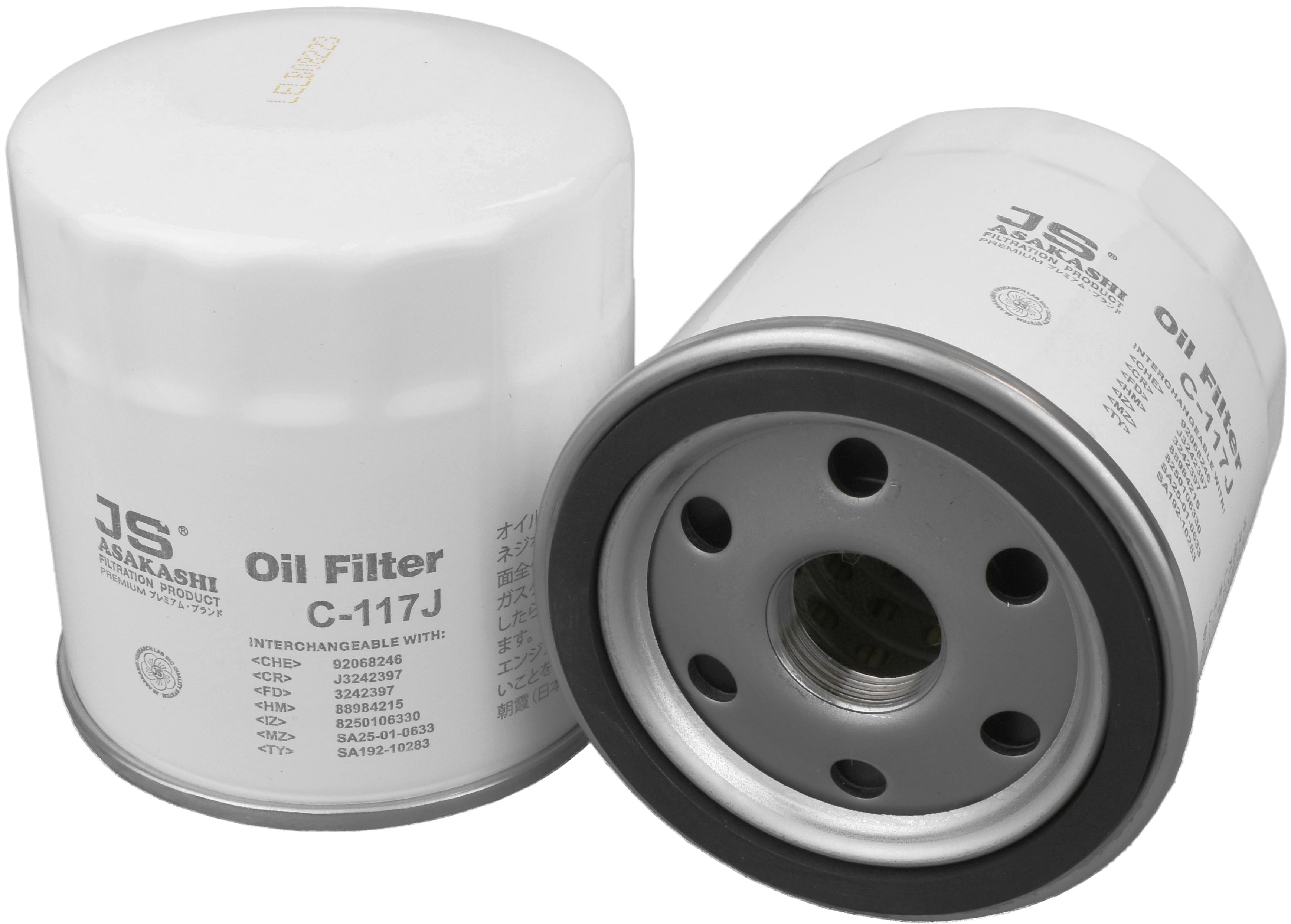 OIL FILTER (SPIN-ON) JS C117J 89017342,SA25-01-0633,15400-P5T-G00 ...