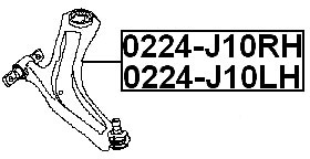 FeBest 0224-J10LH 54501-JG000,54501-JD000