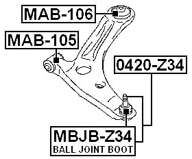 FeBest 0420-Z34 4013A150_JB,4013A033_JB