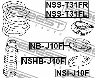 FeBest NSS-T31FR 54321-1KA0B,54320-3UB0A