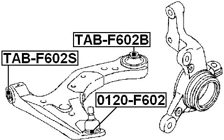 FeBest TAB-F602B 48655-BZ010,48069-BZ010_BHR