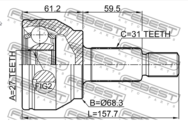 FeBest 2910-EVOQ LR041968_JCO,LR124673,LR034529_JCO