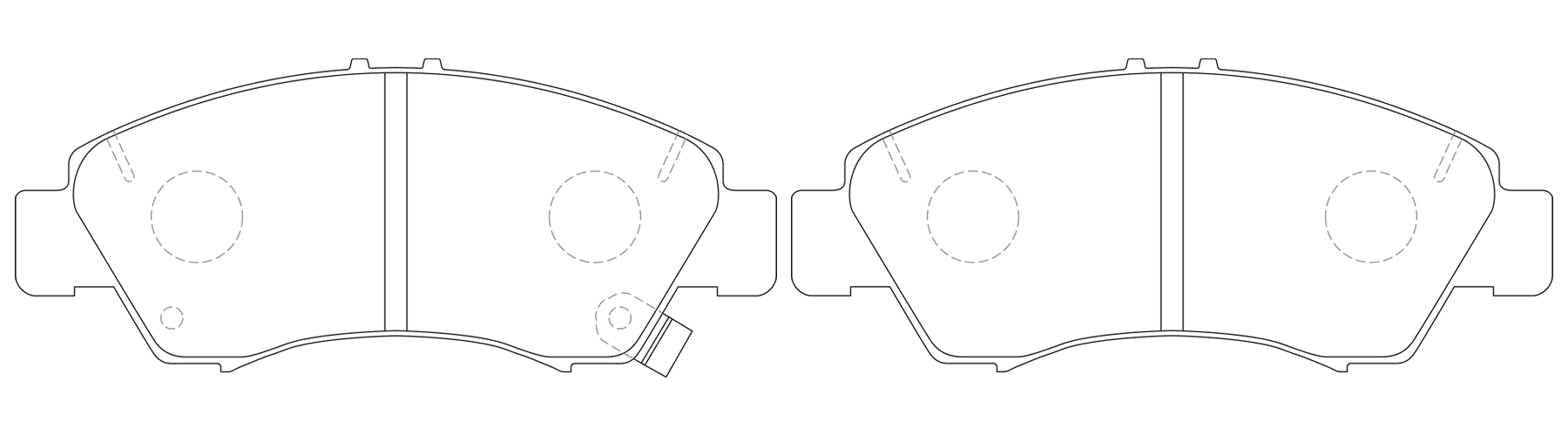NiBK PN8265 45022-SAA-E50,45022-S04-J00,45022-S2G-000