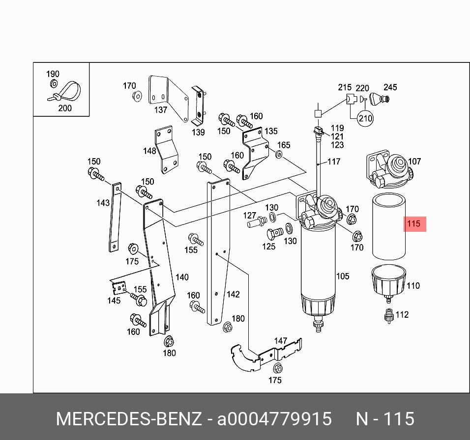 MERCEDES-BENZ A0004779915 A0004779915