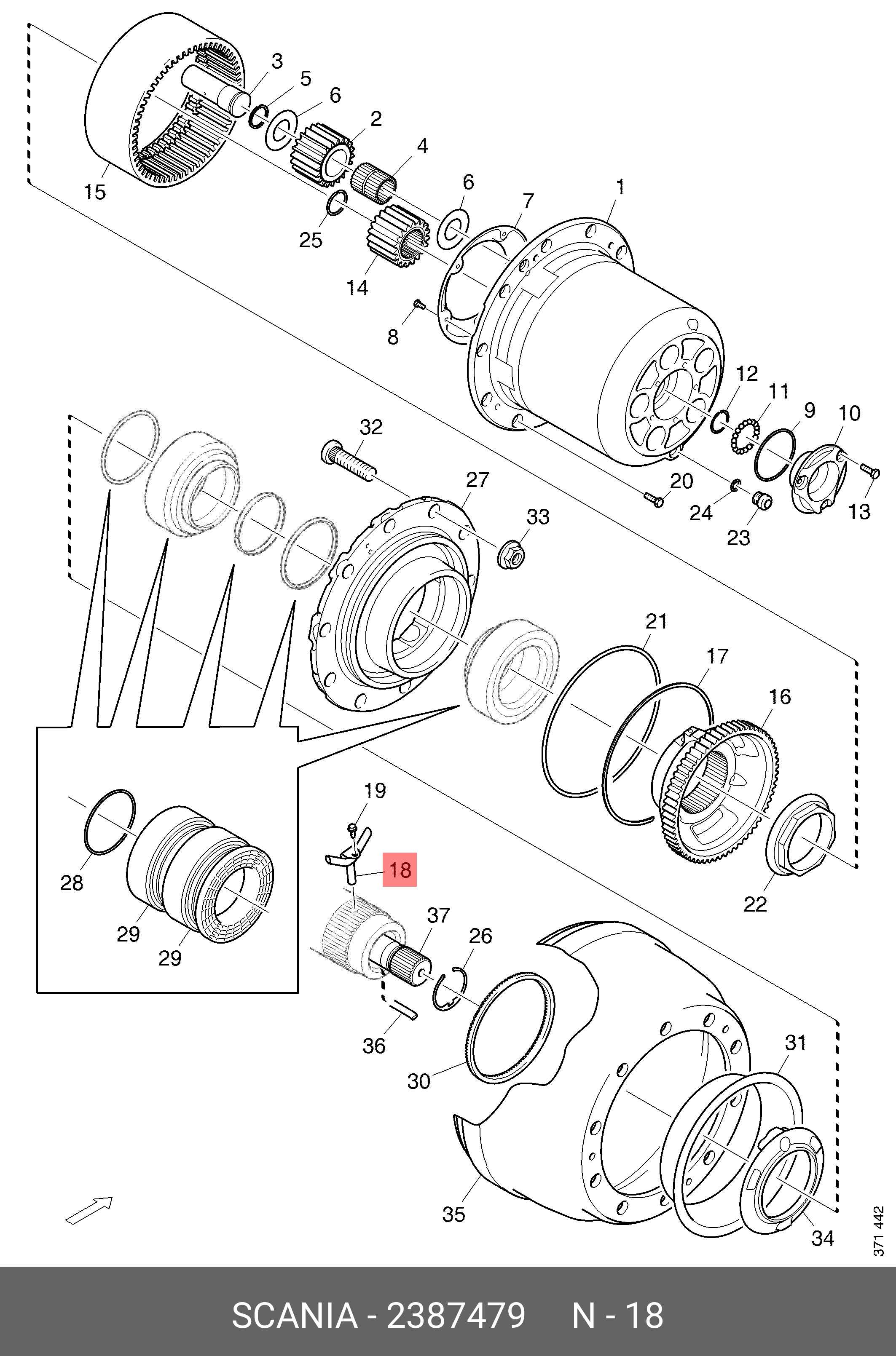 SCANIA 2387479 2387479