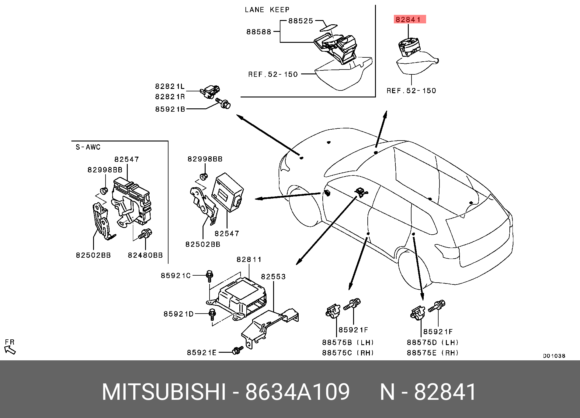 MITSUBISHI 8634A109 8634A109