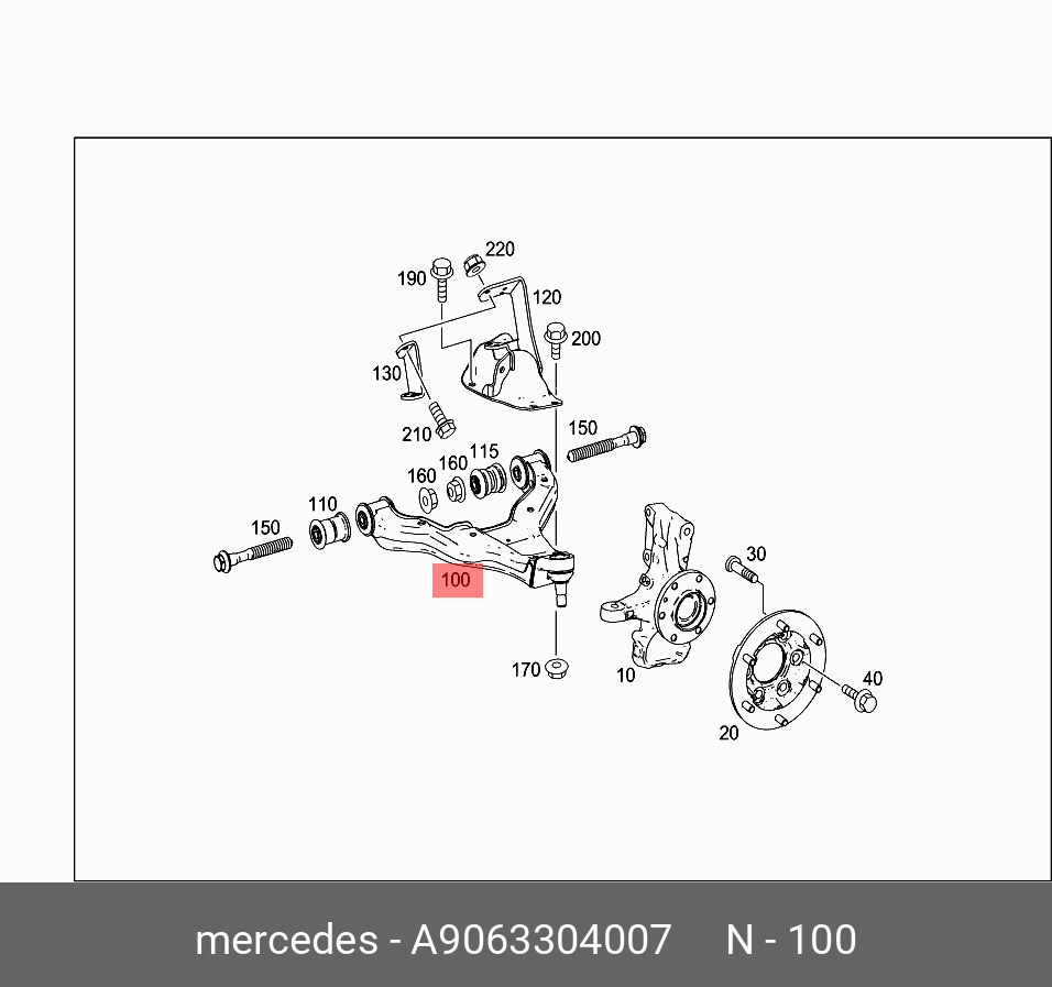 Daimler AG A9063304007 A9063304007