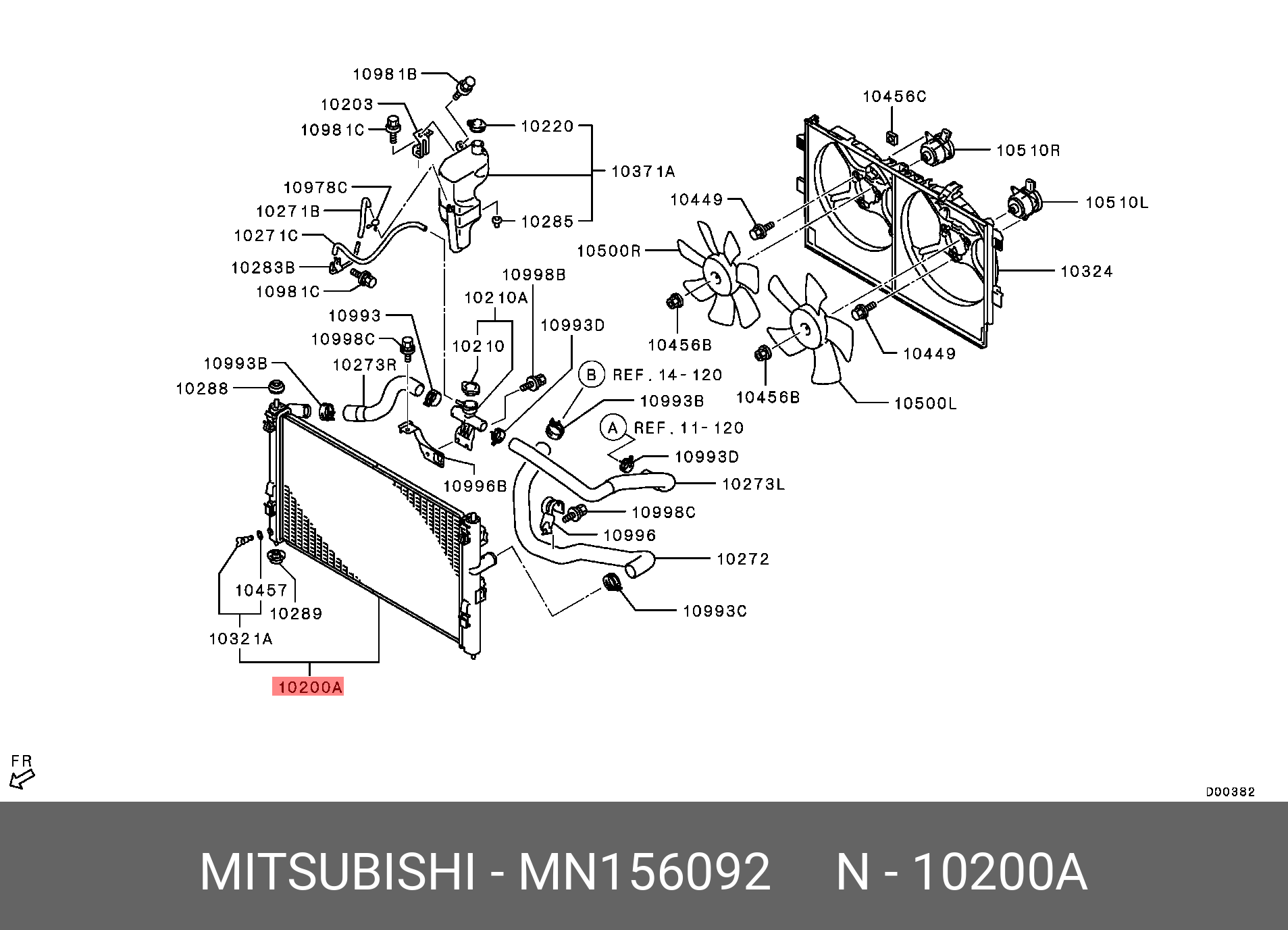 MITSUBISHI MN156092 MN156092