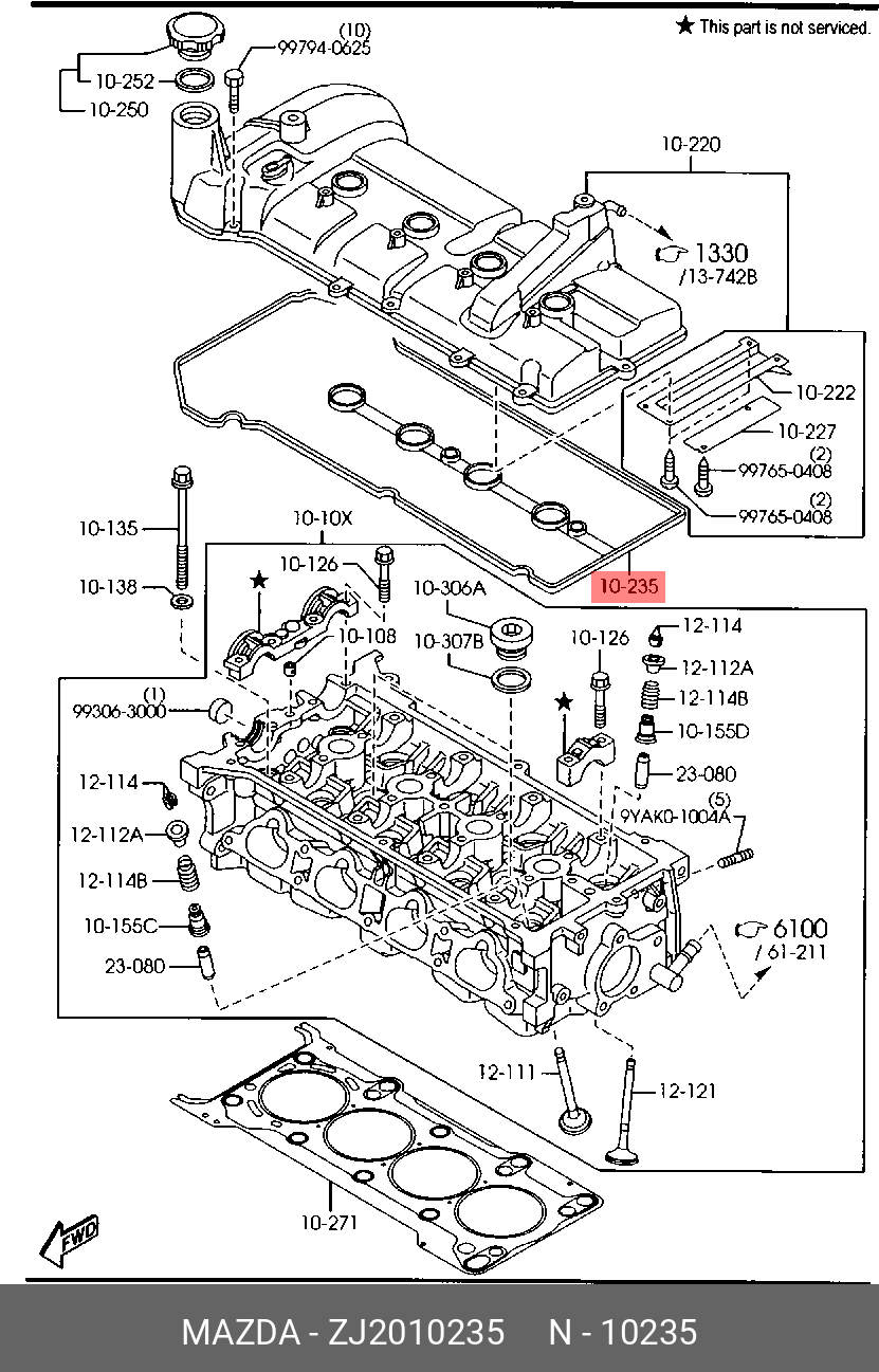 MAZDA ZJ2010235 ZJ2010235