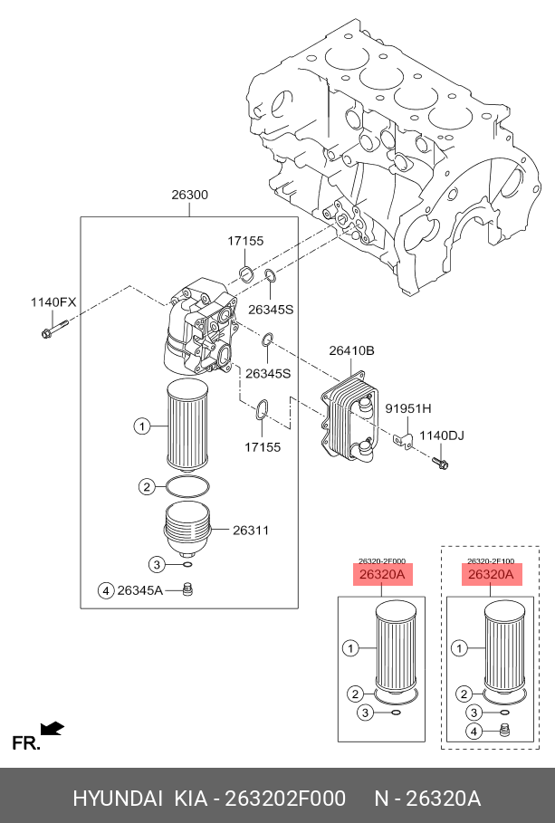 HYUNDAI 26320-2F000 26320-2F000,26320-2F010
