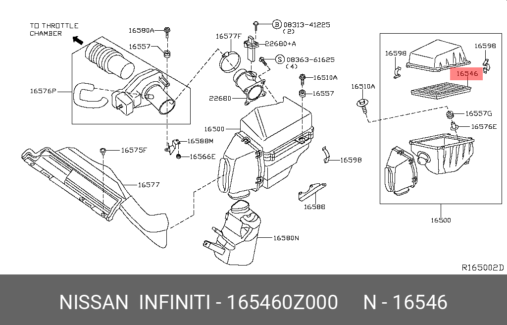 NISSAN 16546-0Z000 1958604,AY120-NS001,AY120-NA001,16746-V0100,16546 ...