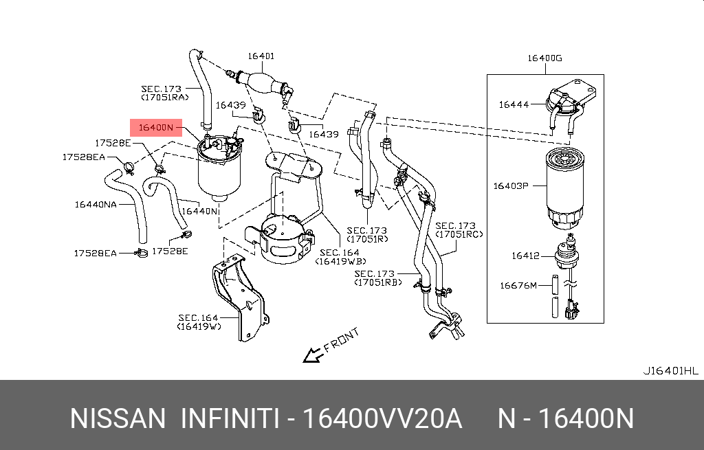 NISSAN 16400VV20A 16400-ES60A,5001869788,16400-3XN1A