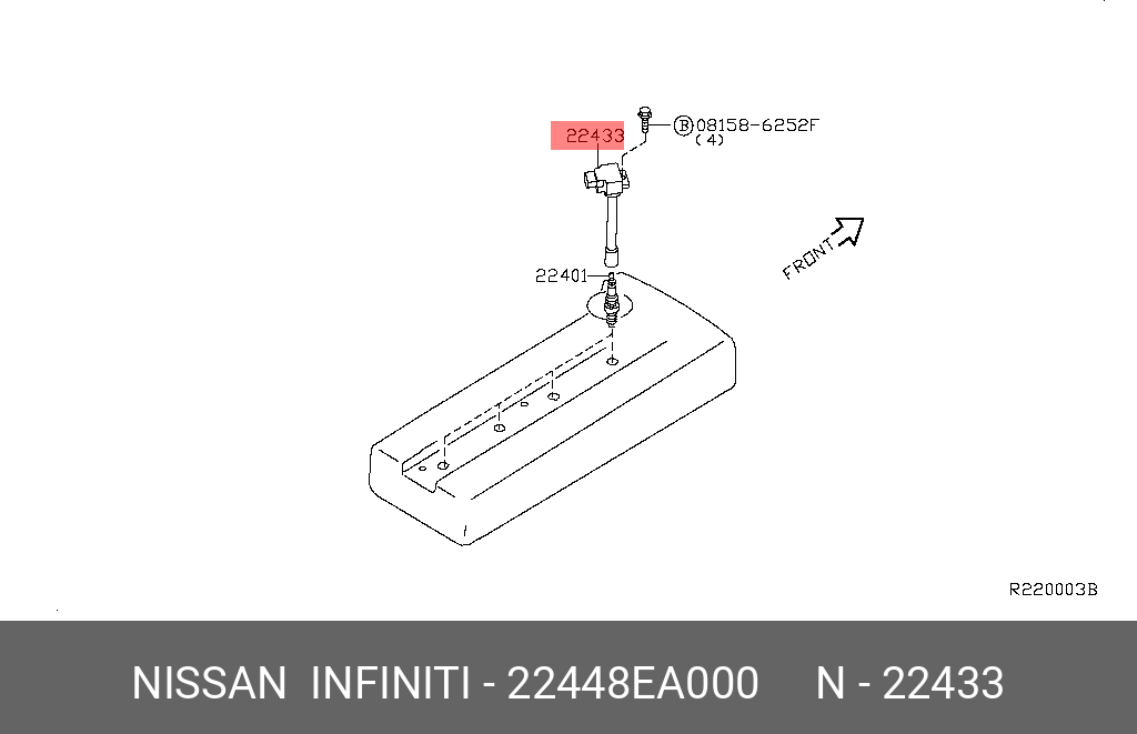 NISSAN 22448EA000 22448EA000