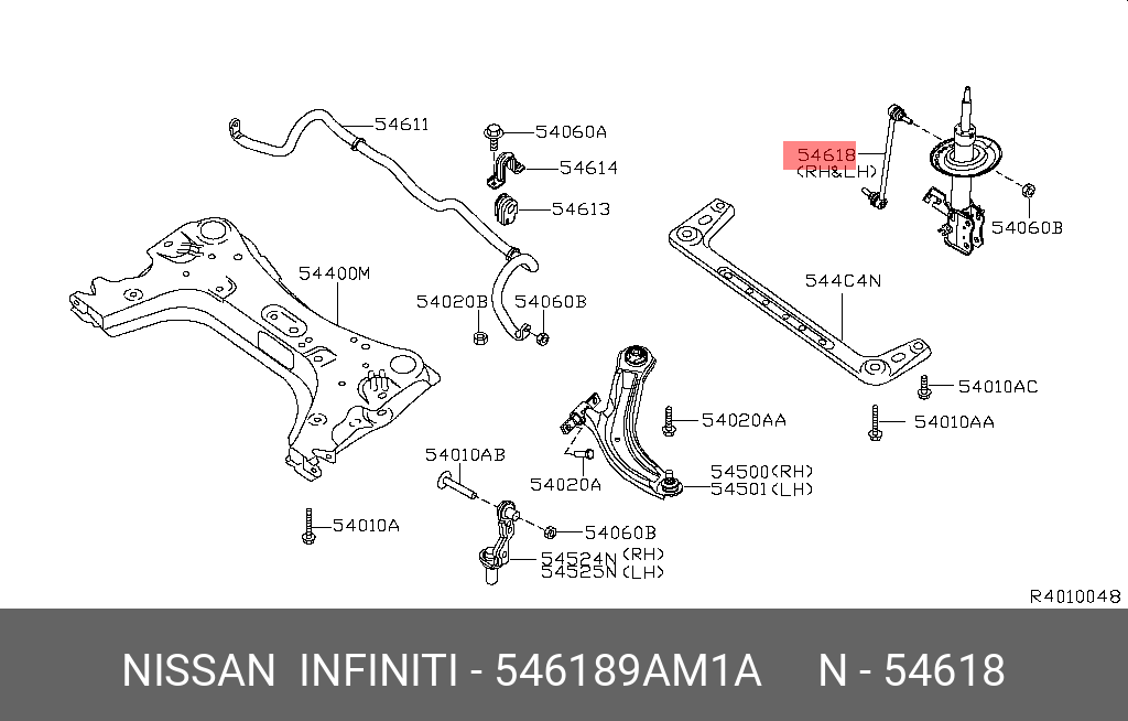 NISSAN 54618-9AM1A 54618-CY00A,54618-EN000,54618-1VA0A,54 61 8CY 00A