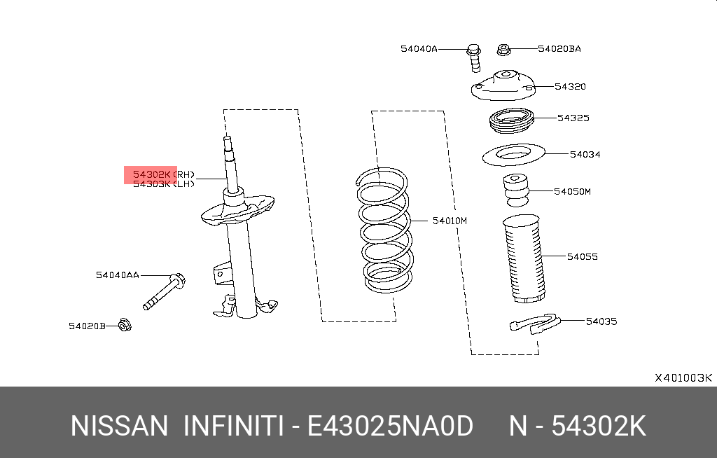 NISSAN E4302-5NA0D E4302-5NA0D
