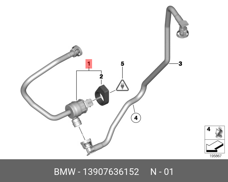 BMW 13907636152 13907636152