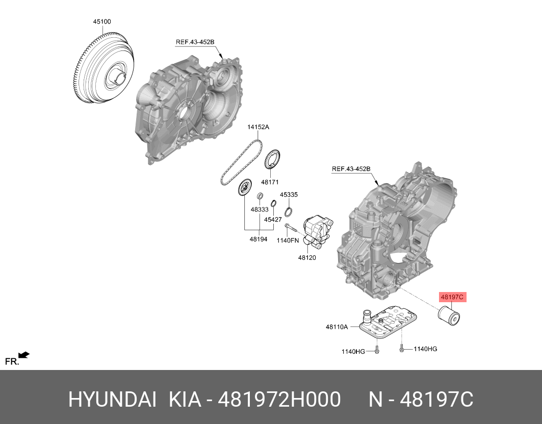 Hyundai / KIA 48197-2H000 48197-2H000