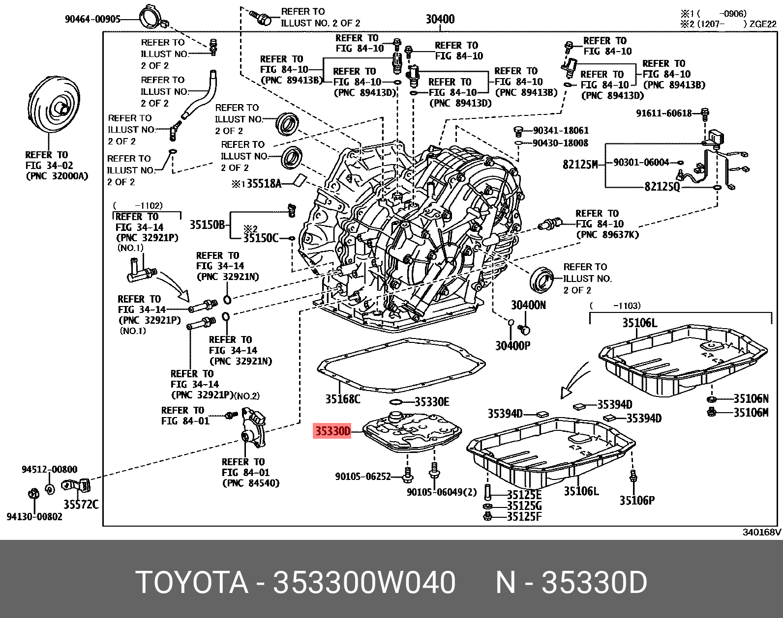 TOYOTA 35330-0W040 35330-0W040,FTC1101-11112