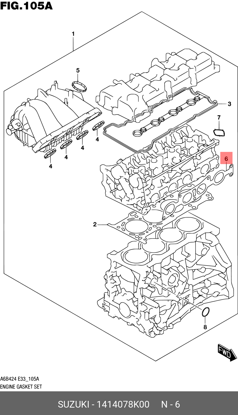 SUZUKI 14140-78K00 14140-78K00,1414078K00000