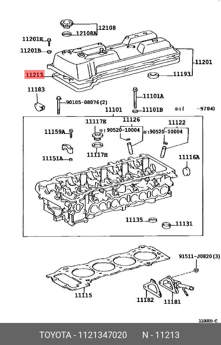 TOYOTA 1121347020 1121347020