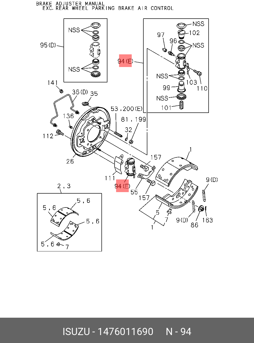 ISUZU 1-47601-169-0 1-47601-169-0