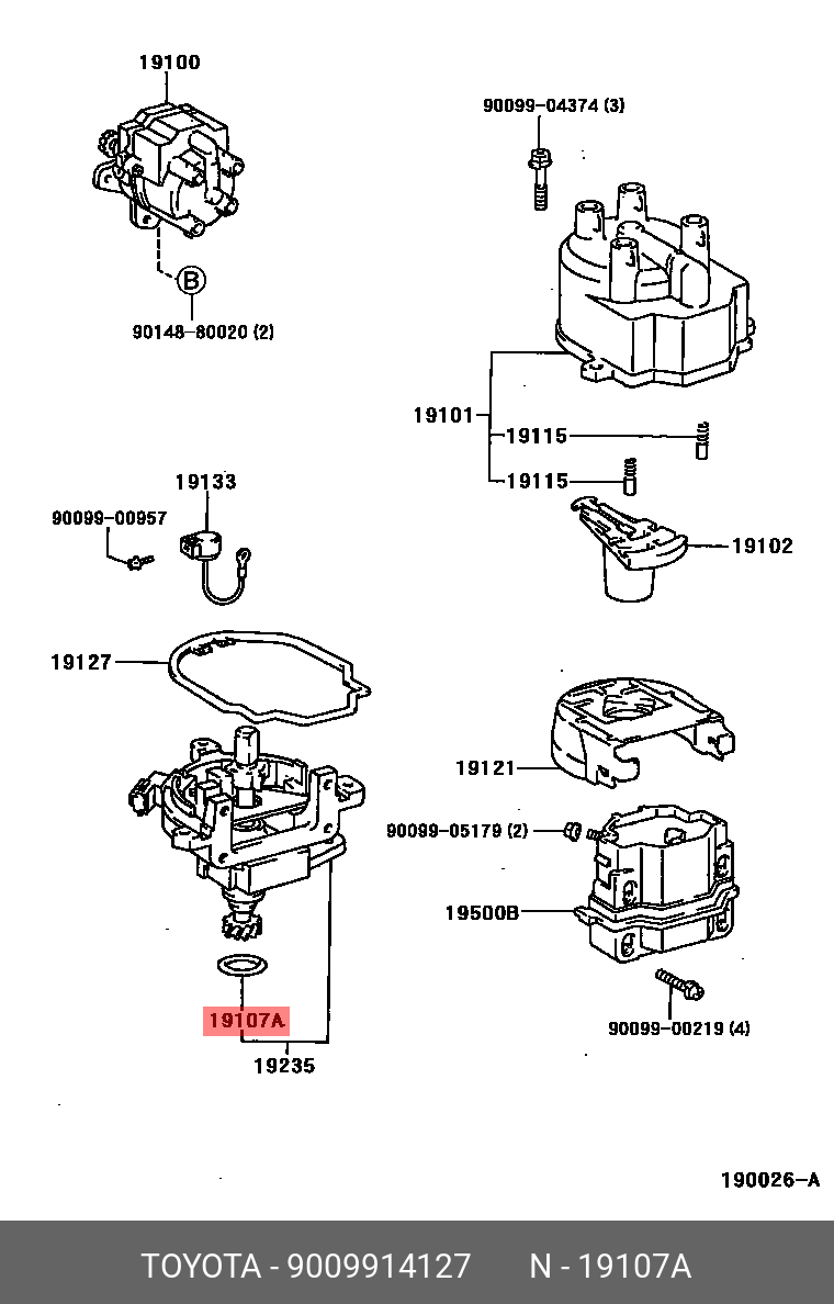 TOYOTA 9009914127 9009914127