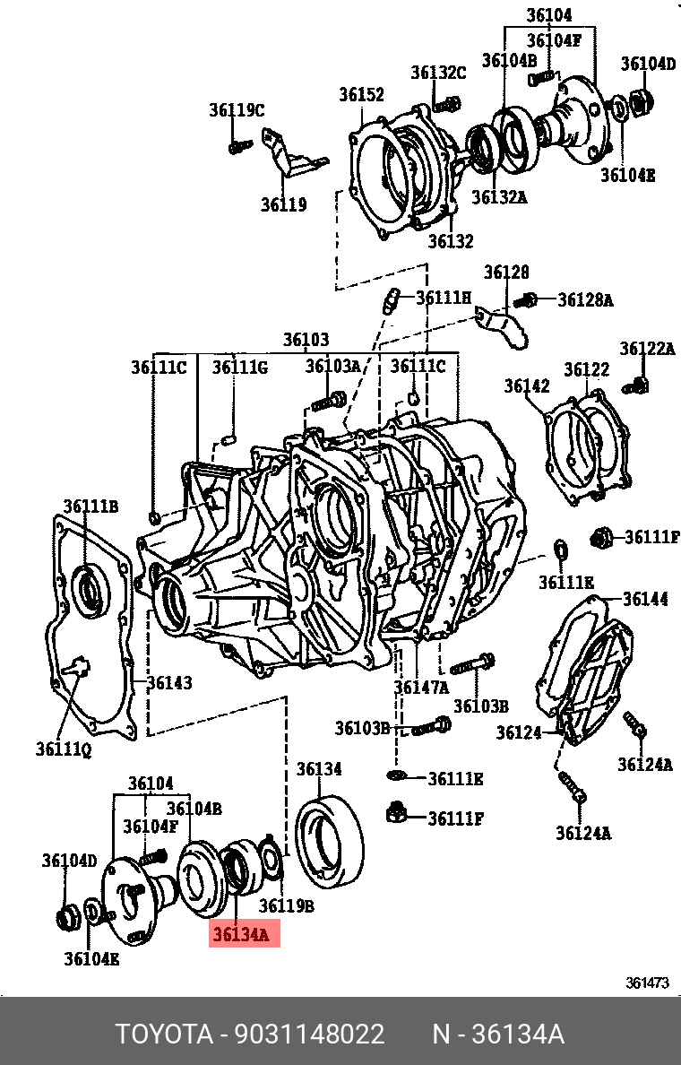 TOYOTA 9031148022 9031148022
