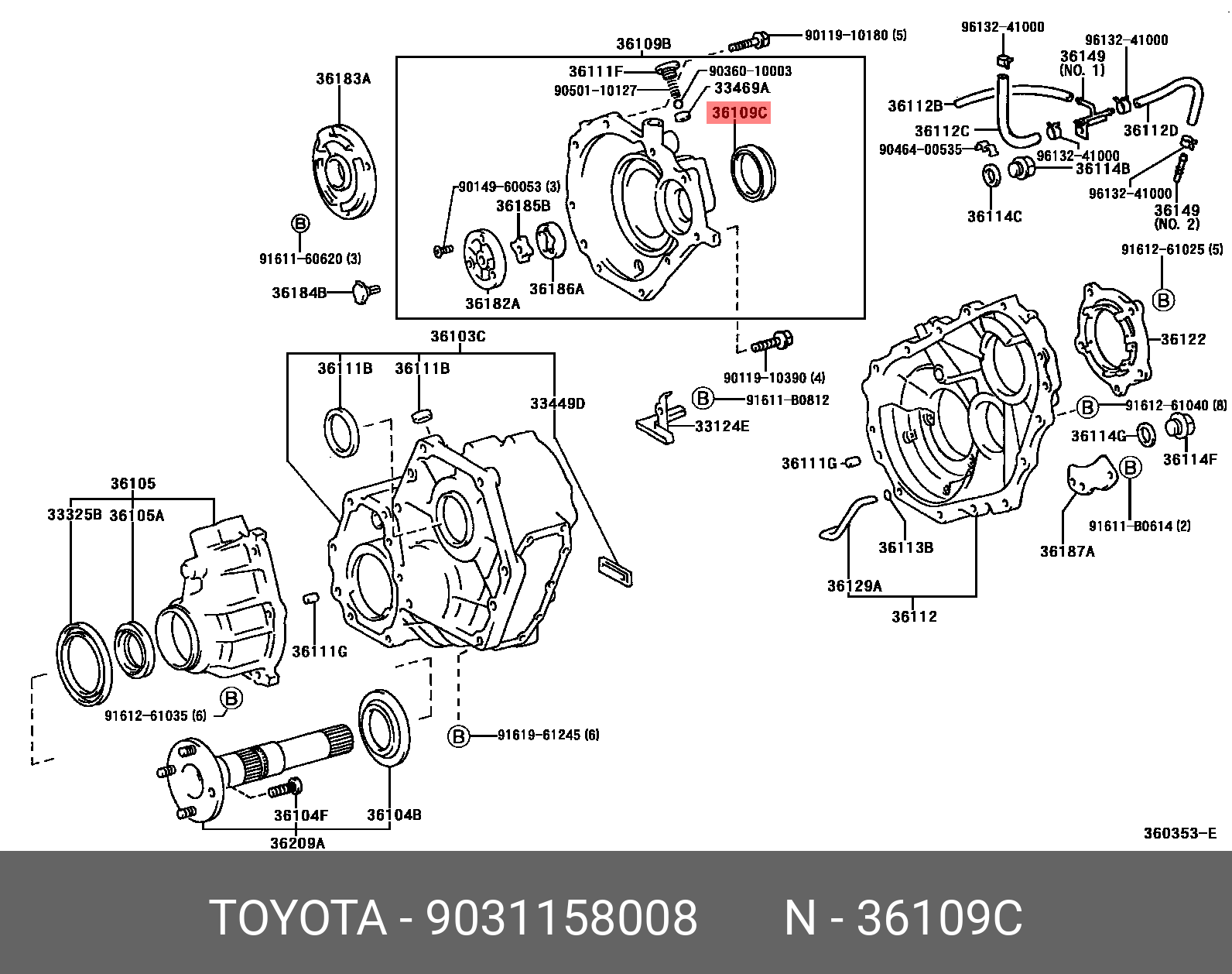TOYOTA 9031158008 9031158008