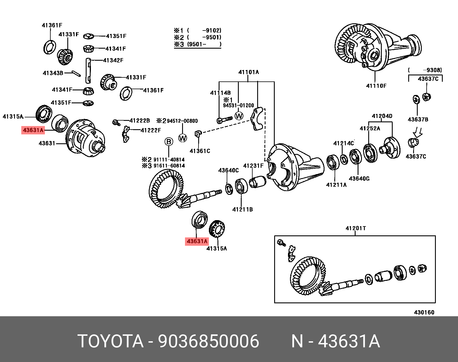 TOYOTA 9036850006 9036850006
