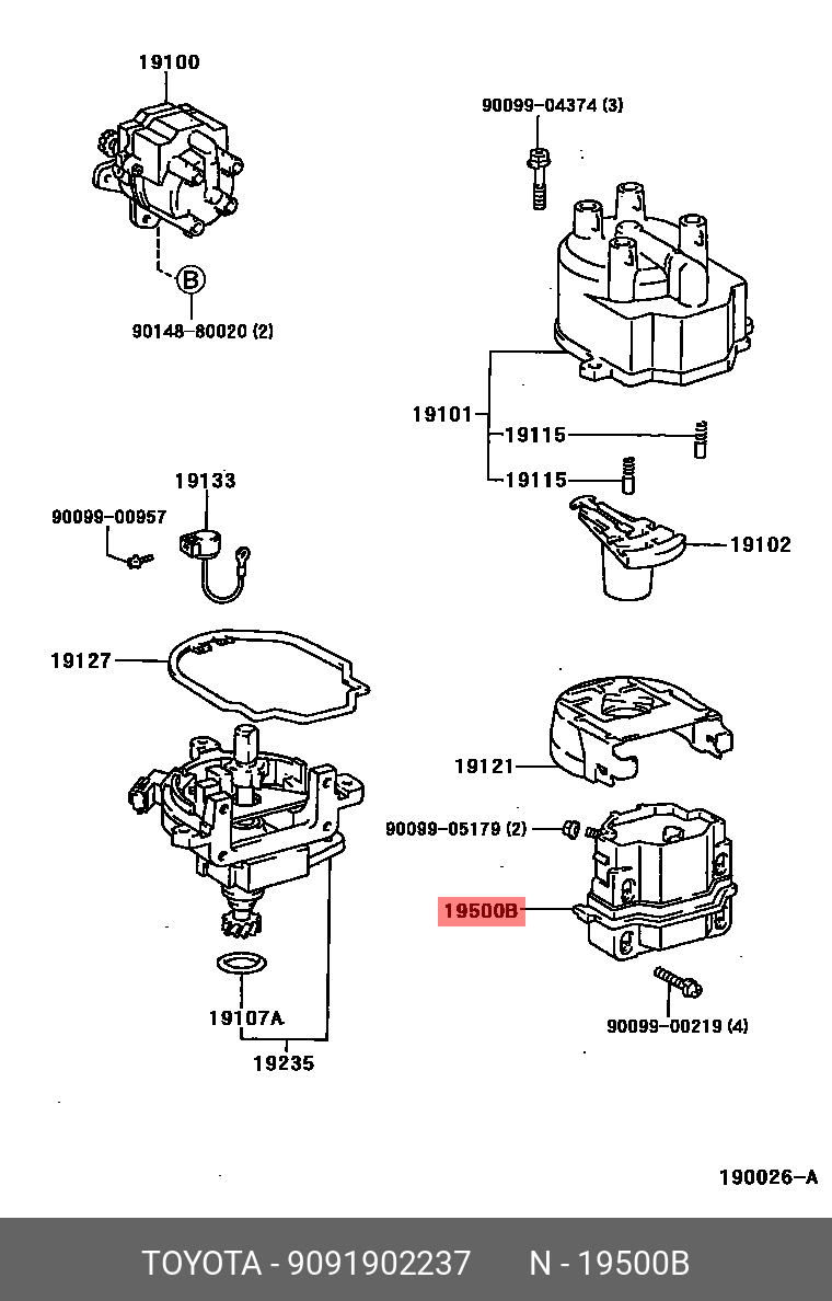 TOYOTA 9091902237 9091902237