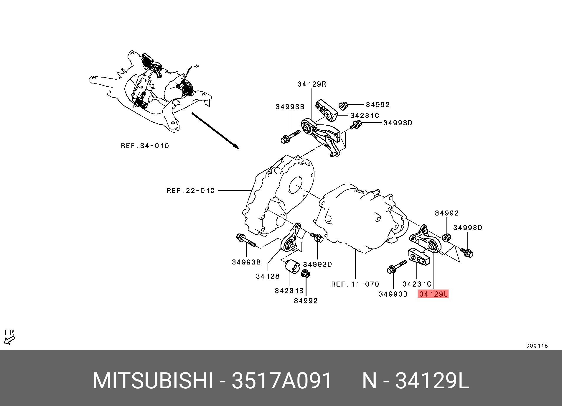 MITSUBISHI 3517A091 3517A091