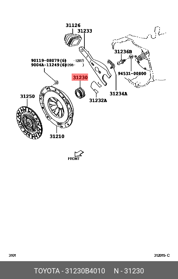 DAIHATSU 31230-B4010 31230-B4010