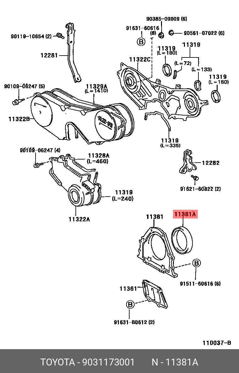 TOYOTA 90311-73001 90311-73001