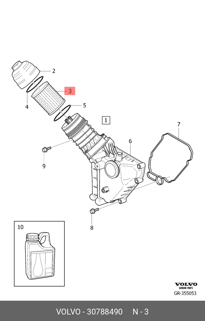 VOLVO 30788490 1 421 704,30757157,06D 115 562,06D115466