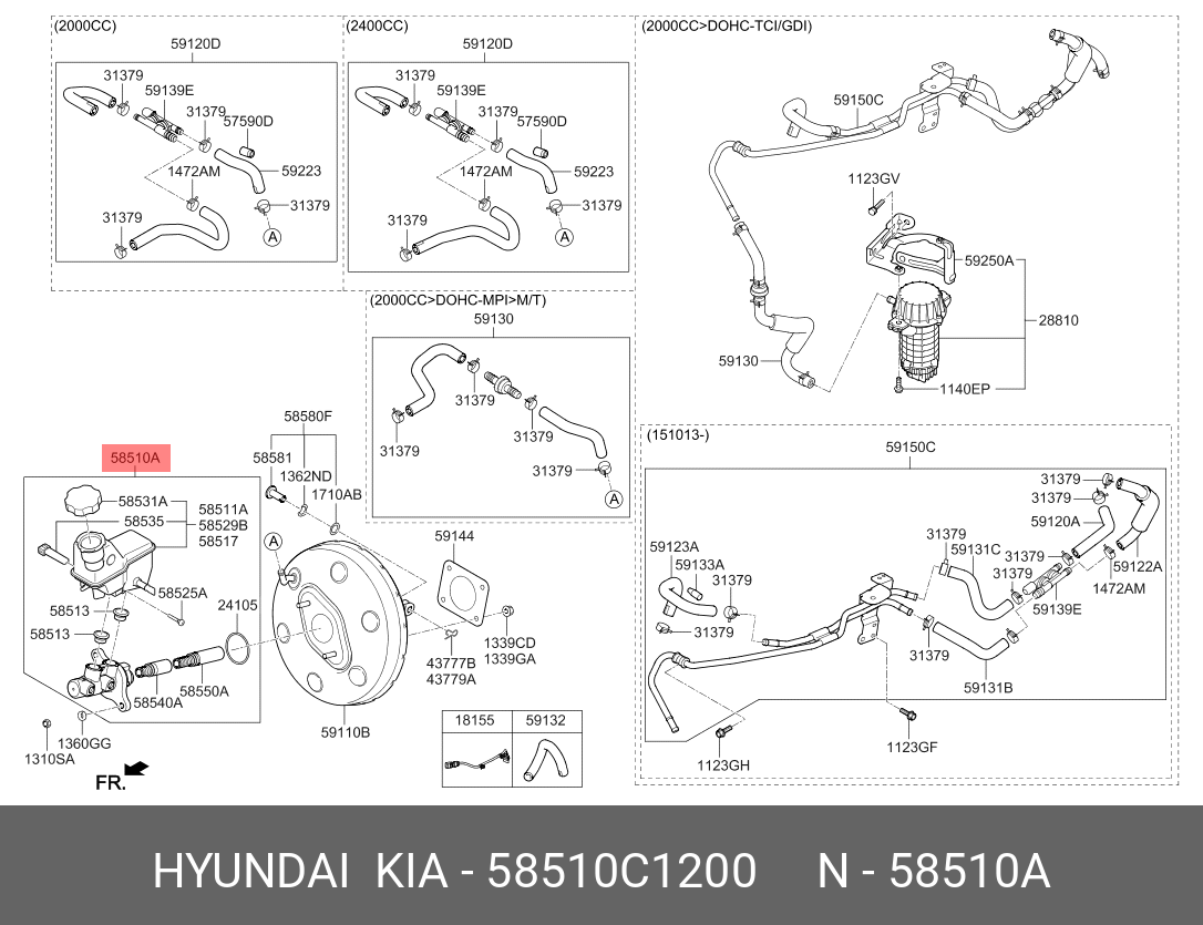 Hyundai / KIA 58510C1200 58510C1200