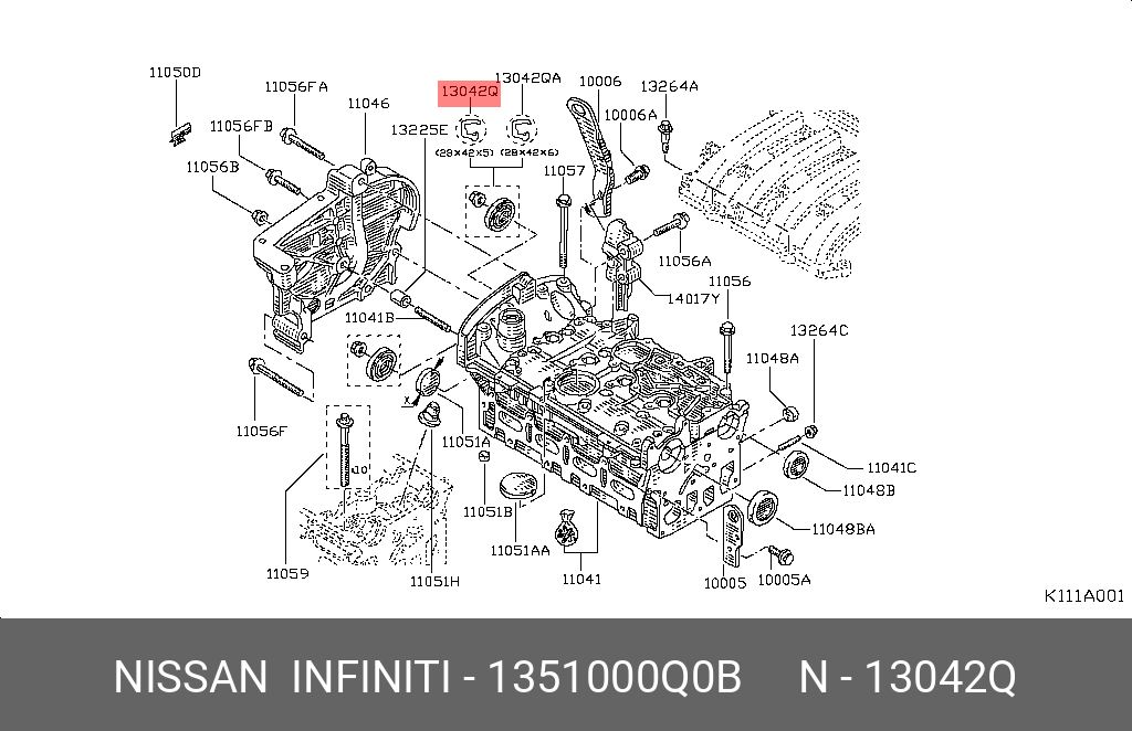NISSAN 1351000Q0B 1351000Q0B