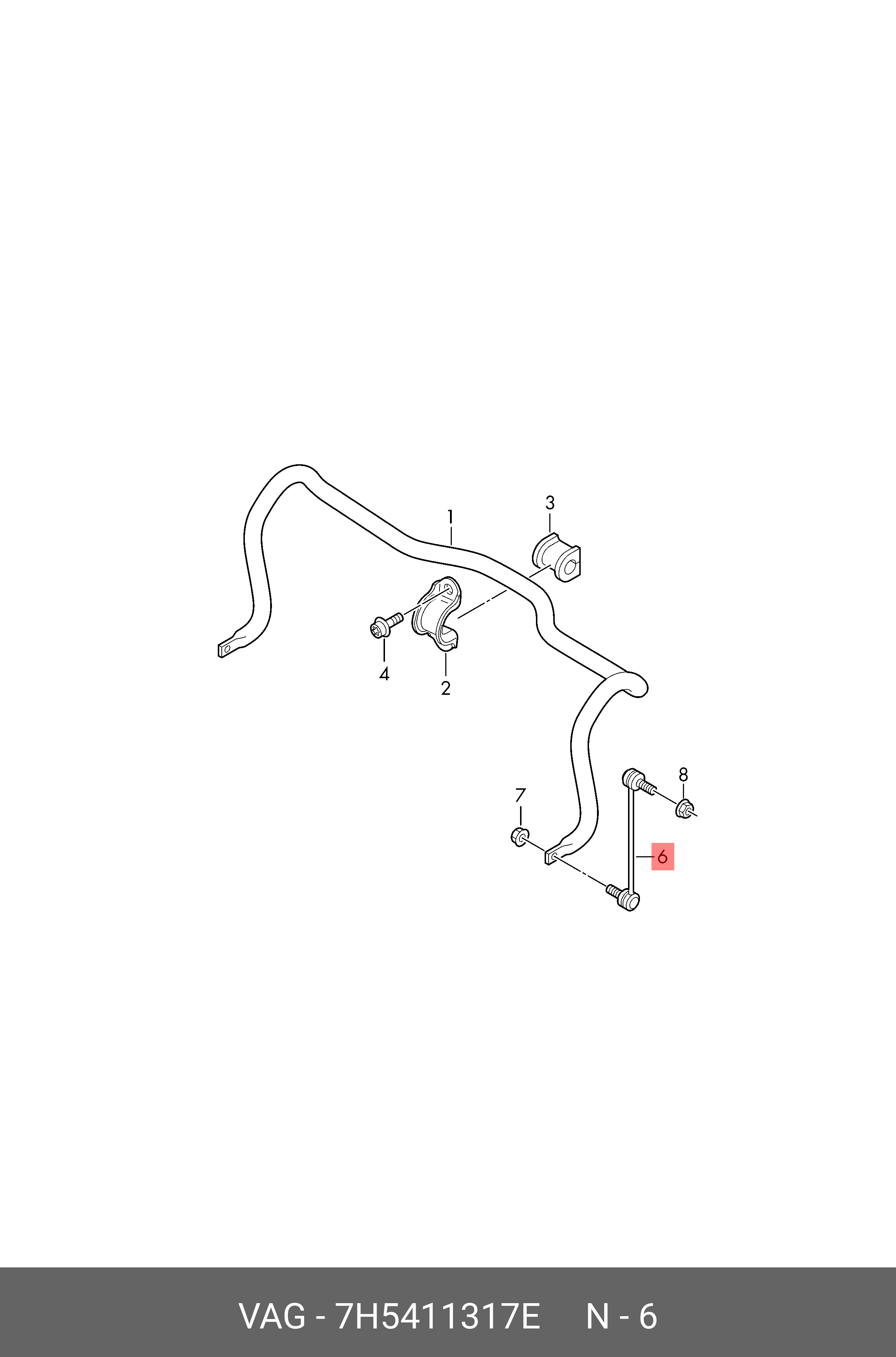 VAG 7H5 411 317 E 7H5 411 317 B,7H5 411 317 D