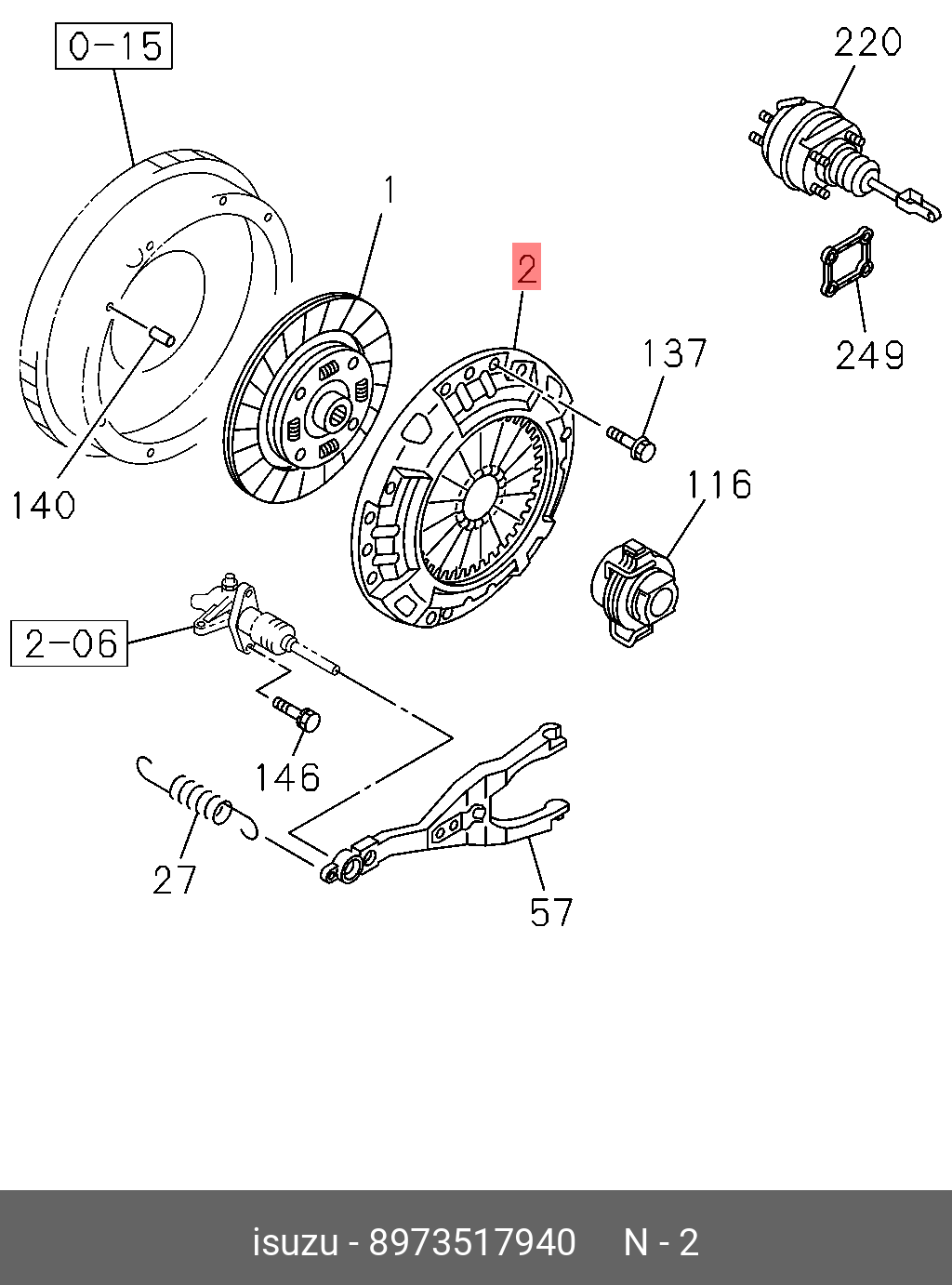 ISUZU 8973517940 8973517940