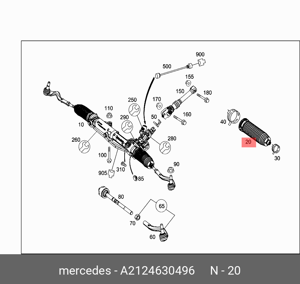 Daimler AG A2124630496 A2124630496