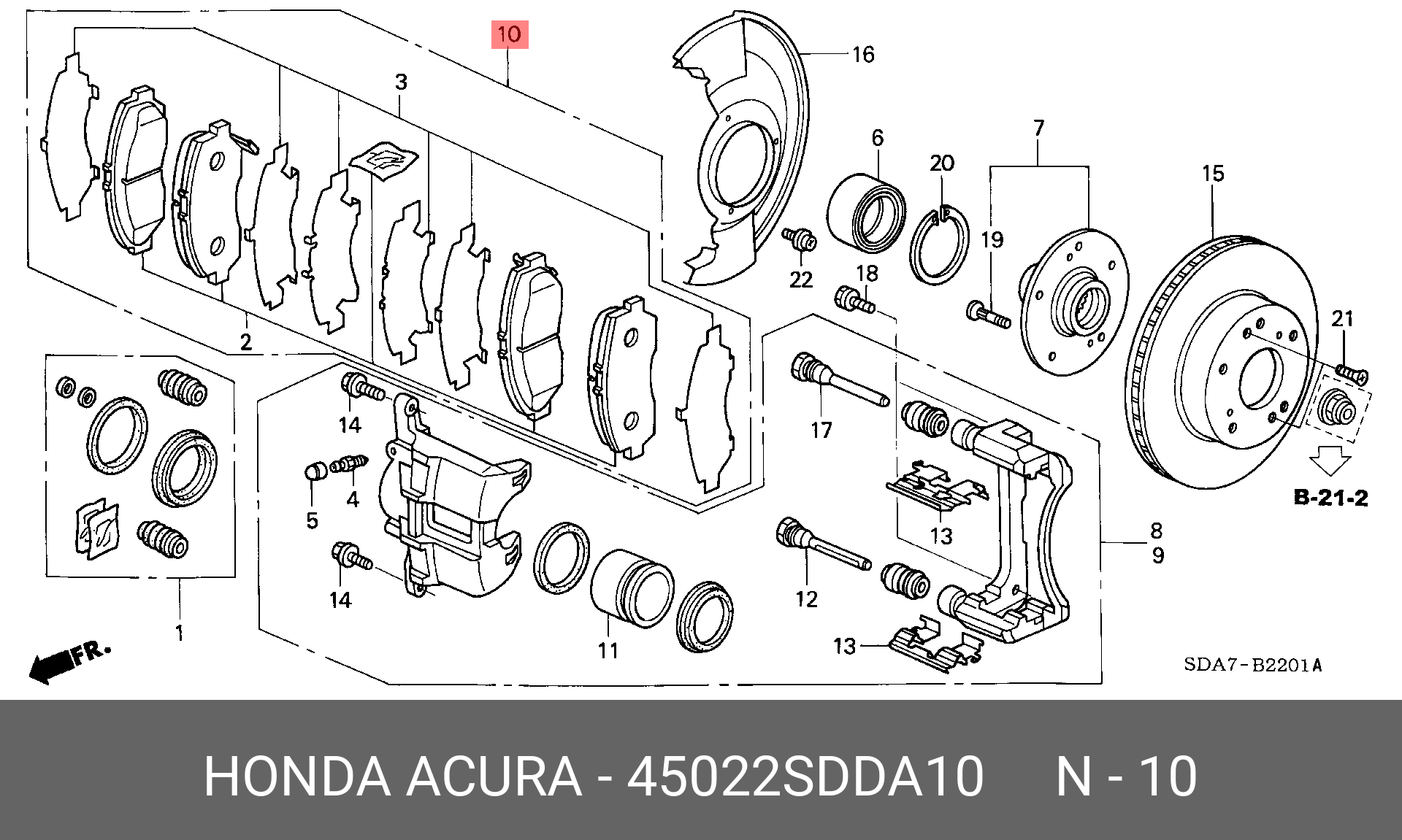HONDA 45022-SDD-A10 45022-SFE-J10,45022-S7A-N00,45022-SEA-J11,45022-SFE ...