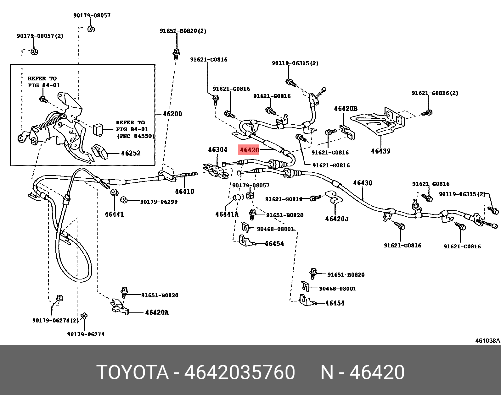 TOYOTA 46420-35760 46420-35760