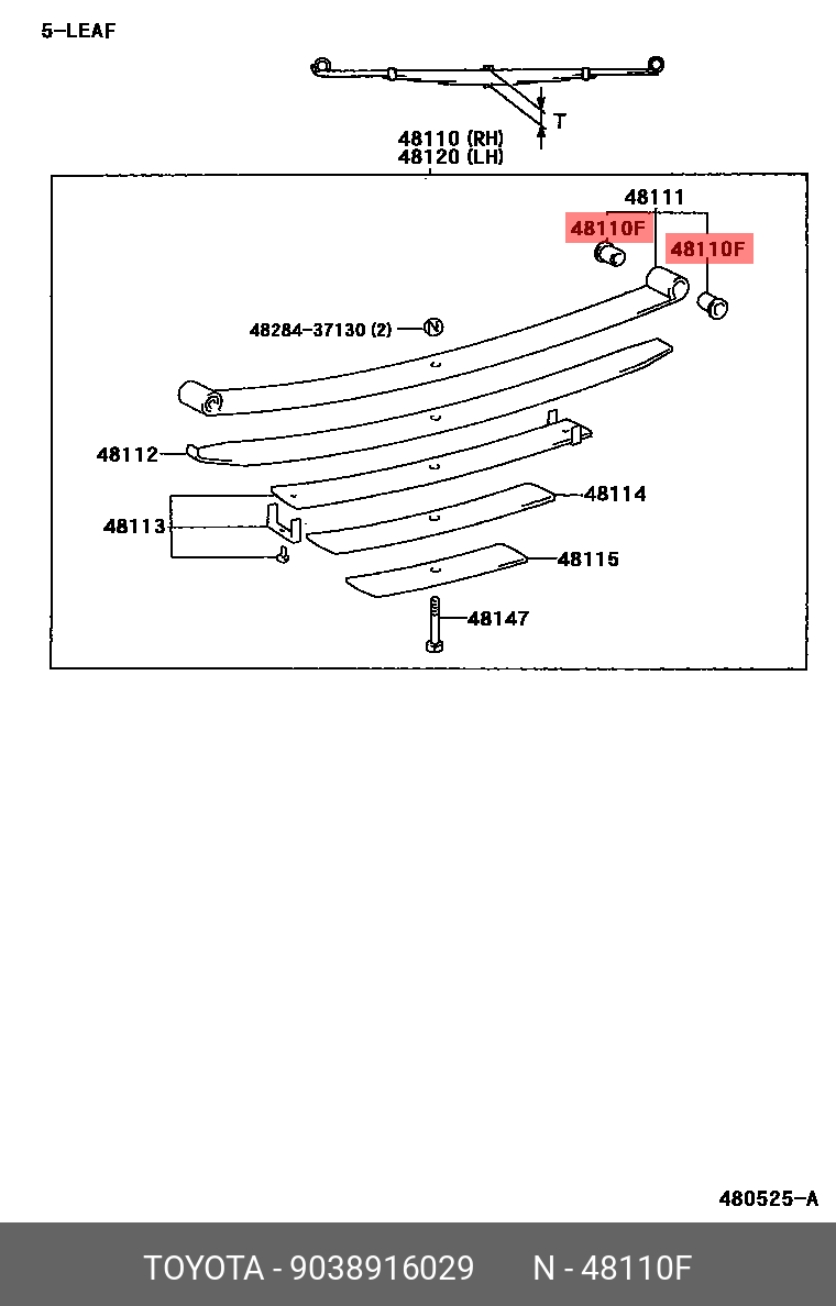 TOYOTA 90389-16029 90389-16029