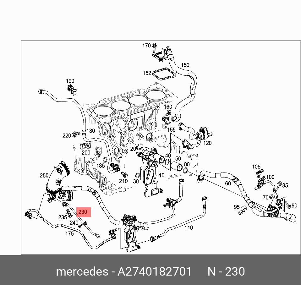MERCEDES-BENZ A2740182701 A2740182701