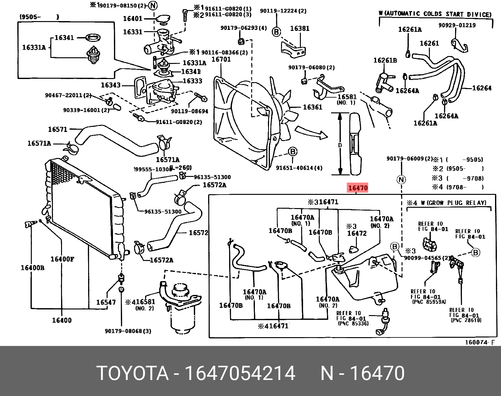 TOYOTA 1647054214 1647054214