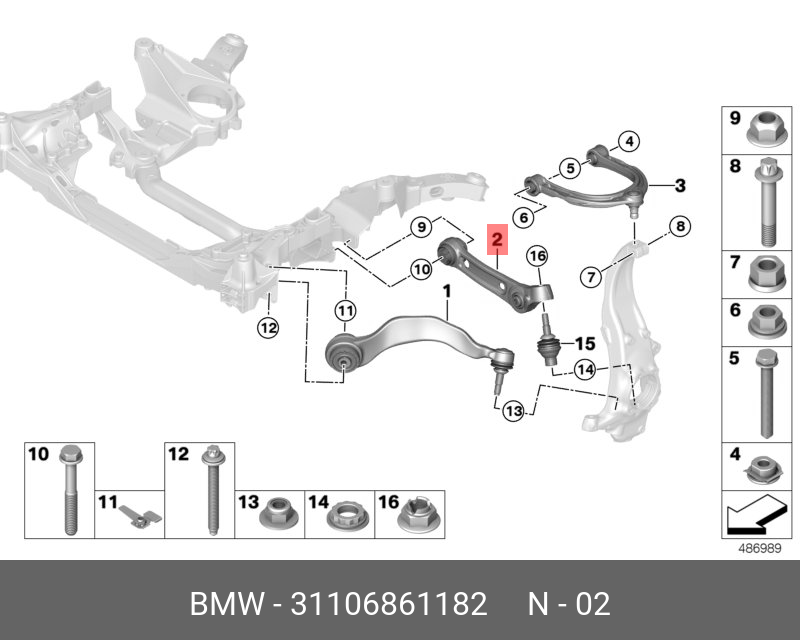 BMW 31106861182 31106861182