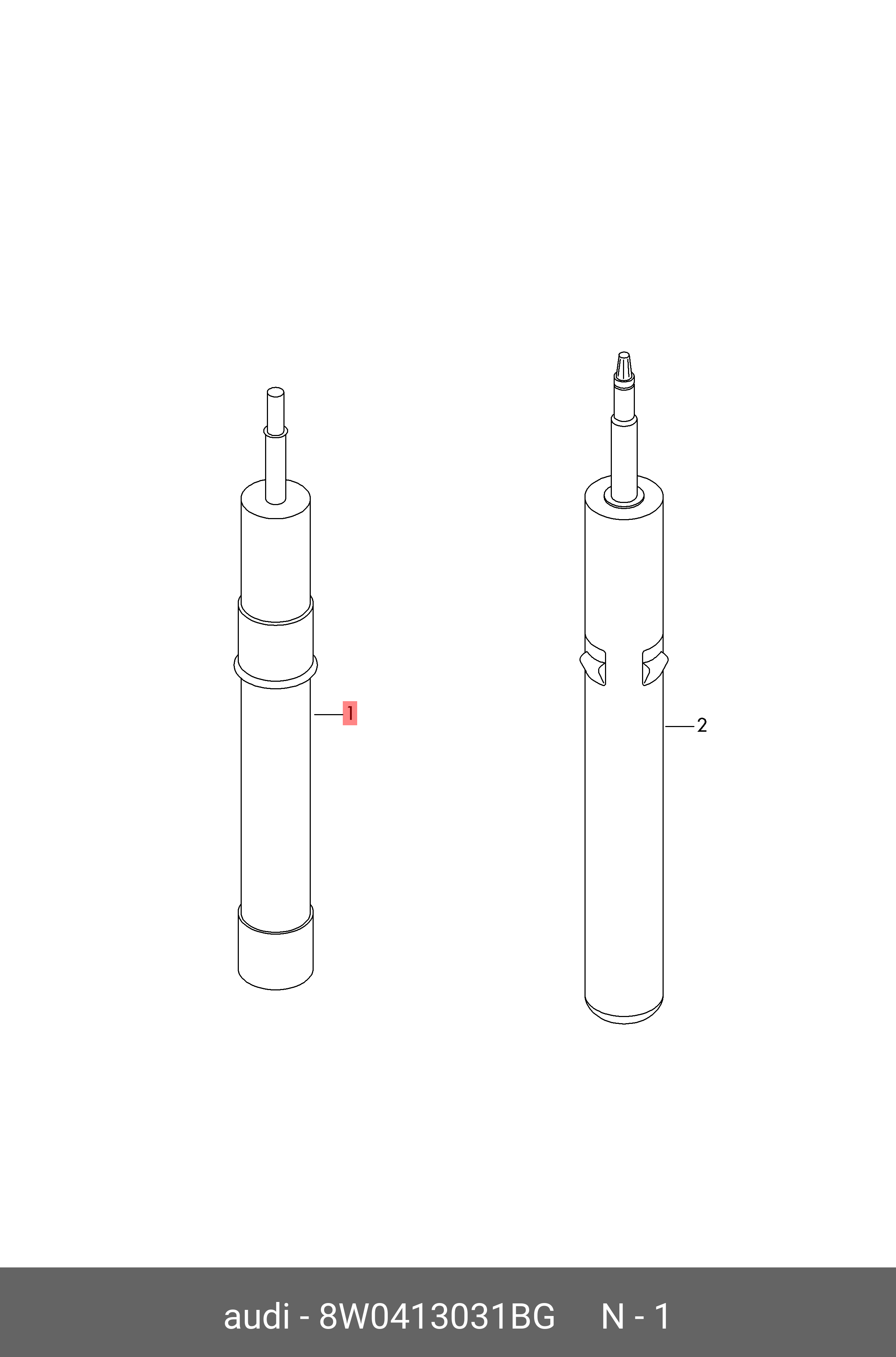 VAG 8W0 413 031 BG 8W0 413 031 BA,8W0 413 031 BG