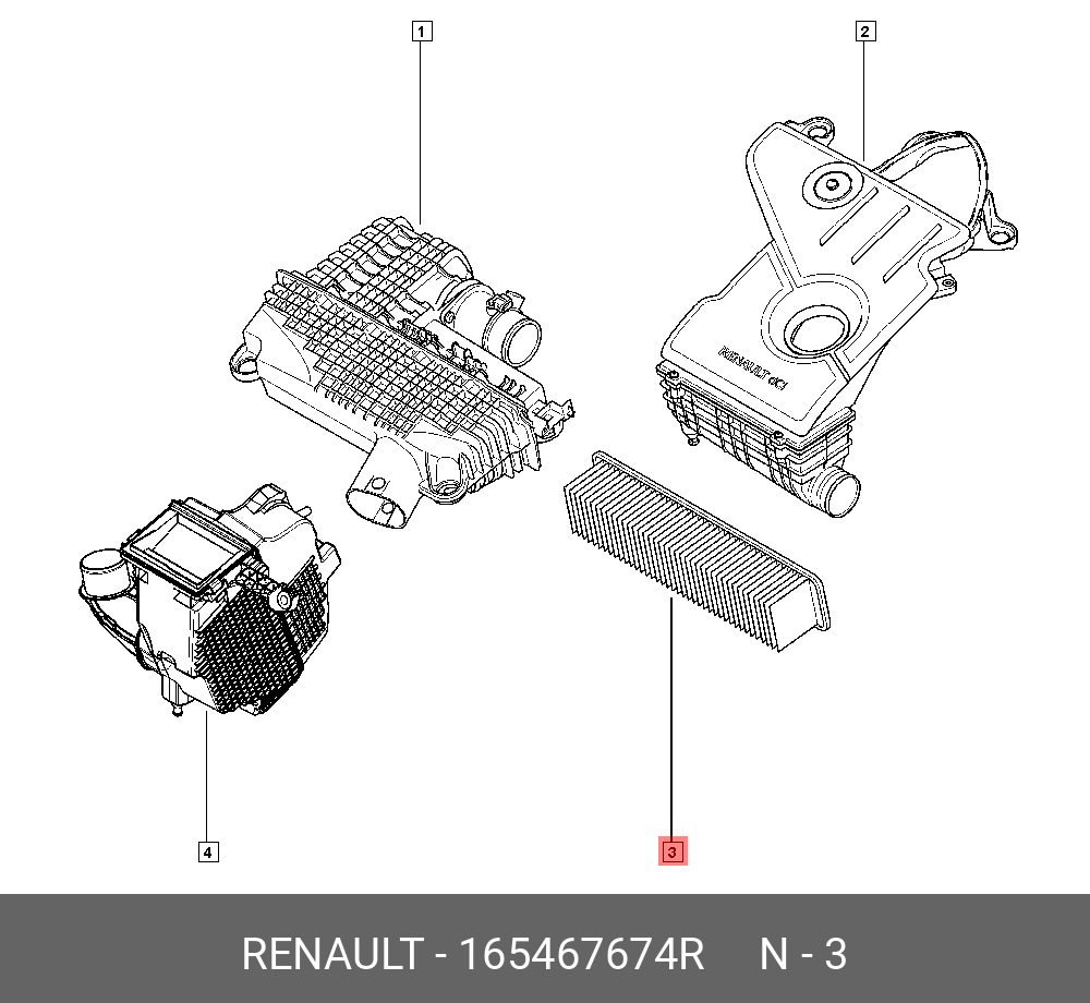 RENAULT 16 54 676 74R 16 54 676 74R,16546-00Q3D