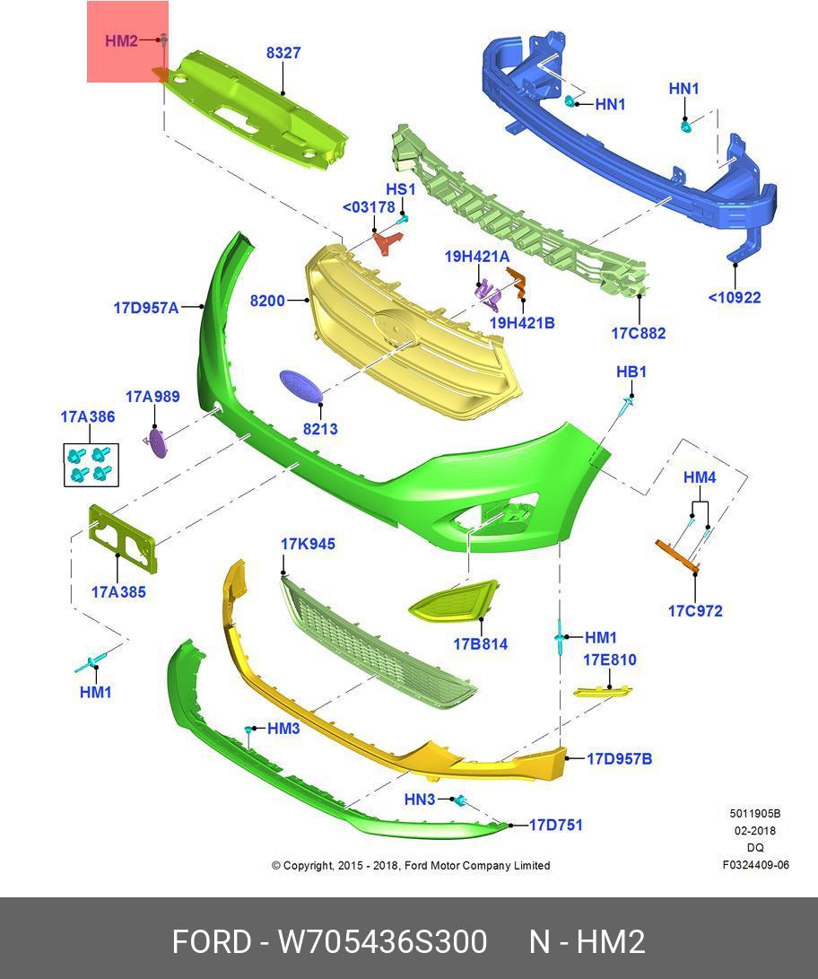 FORD W705436S300 W705436S300