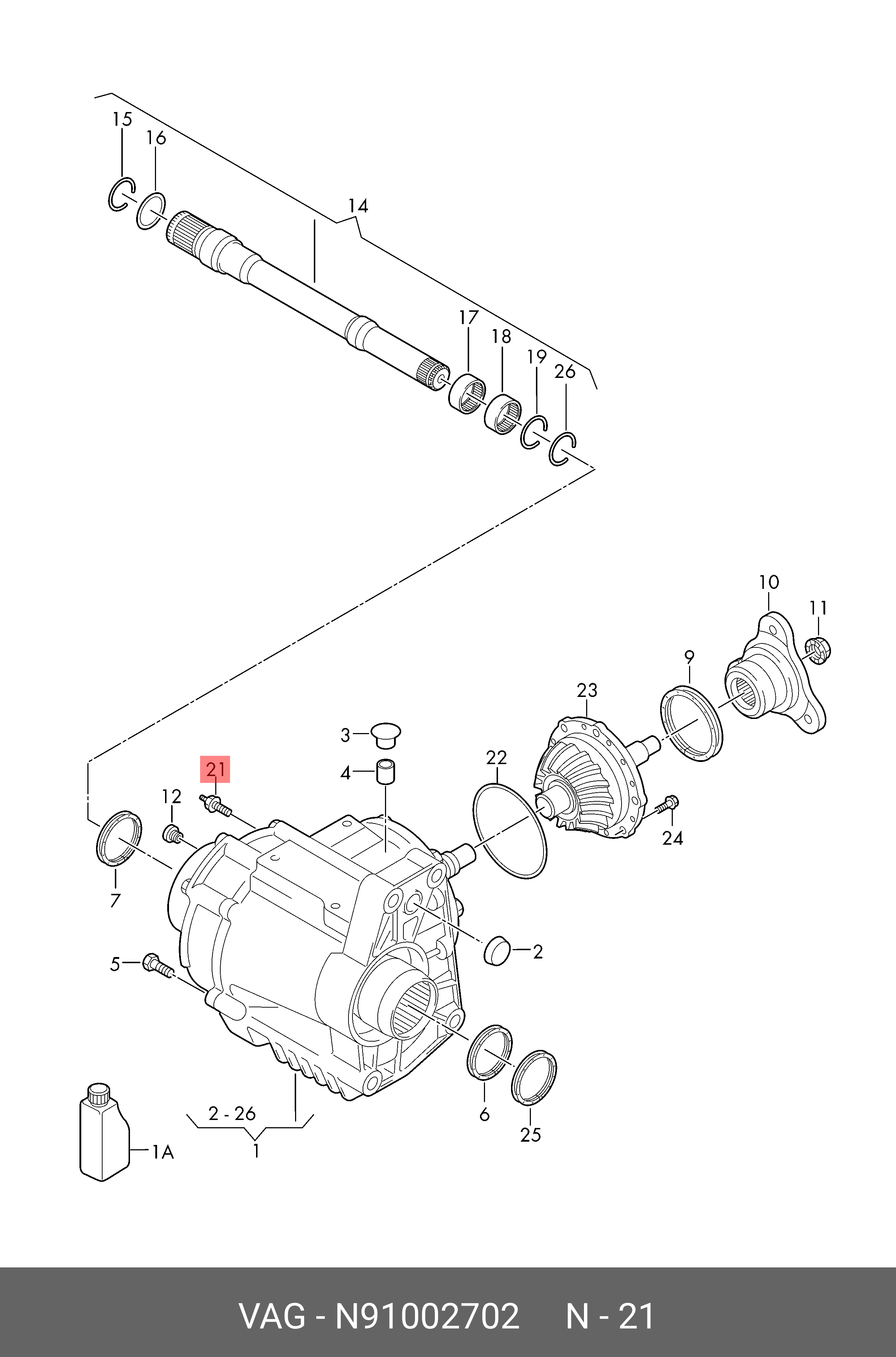 VOLKSWAGEN N 91002702 N 91002702