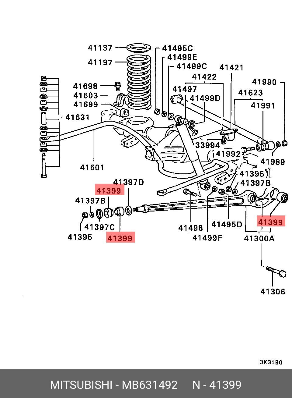 MITSUBISHI MB631492 MB631492
